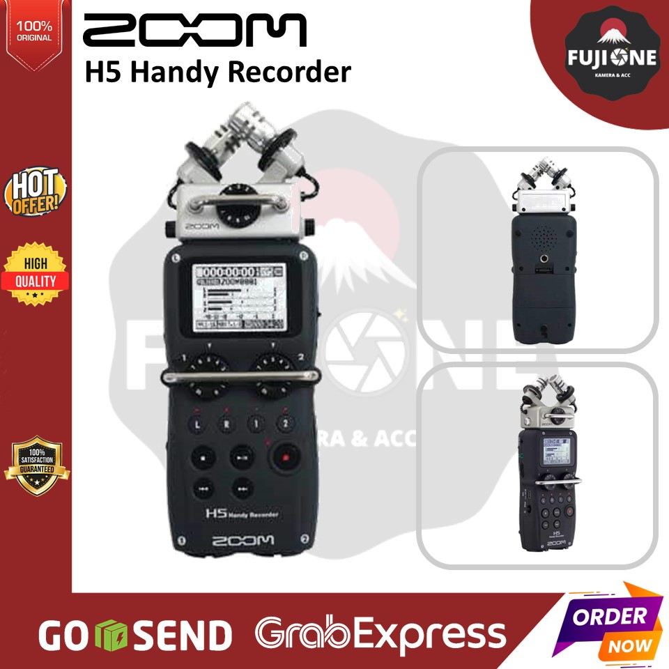 Jual Zoom H5 Handy Recorder with Interchangeable Microphone System ...