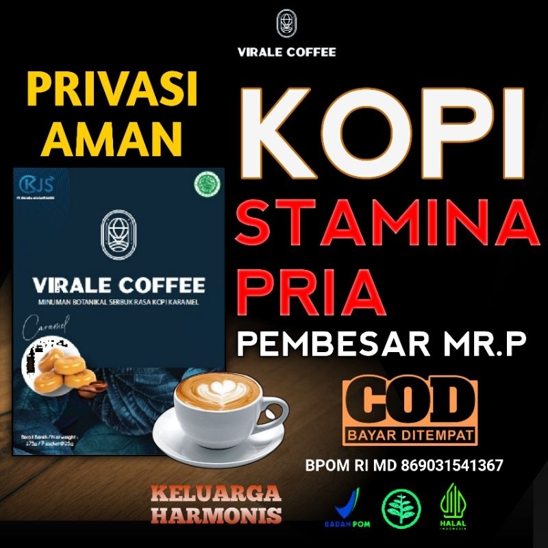 Jual Kopi Stamina Pria Original BPOM - Virale Coffee Minuman Kopi Kuat Pria Tahan Lama | Shopee ...