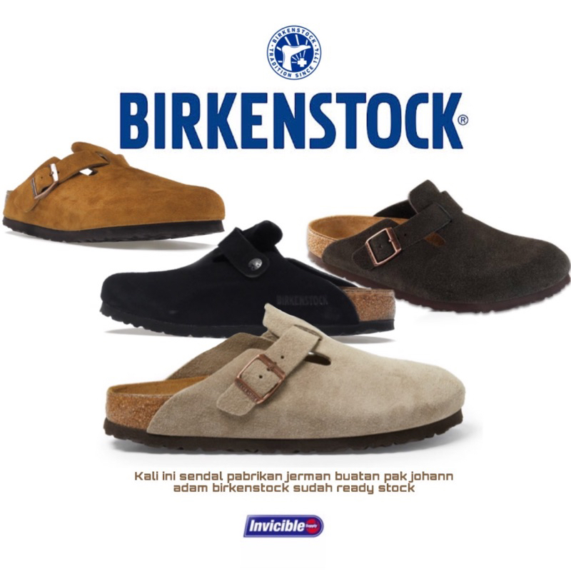 Jual BIRKEN STOCK BOSTON SOFT FOOTBED CLOGS / TAUPE / MINK / MOCHA ...