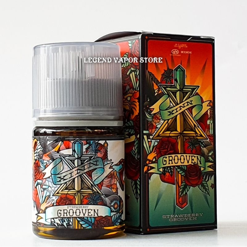 Jual FREEBASE - LIQUID GROOVEN Strawberry Vanilla Cream 60ML 3MG 6MG ...