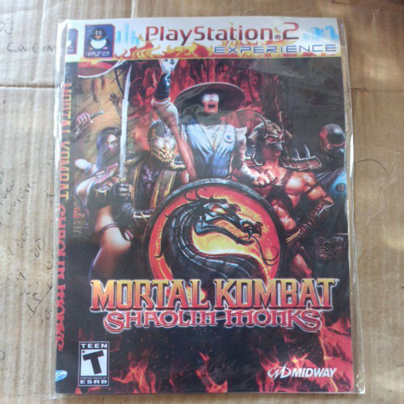 Jual KASET PS2 MORTAL KOMBAT Shaolin monks | Shopee Indonesia