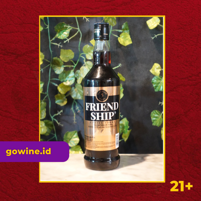 Jual Friendship Coffee Vodka Blended Smooth Vodka 650ml | Shopee Indonesia