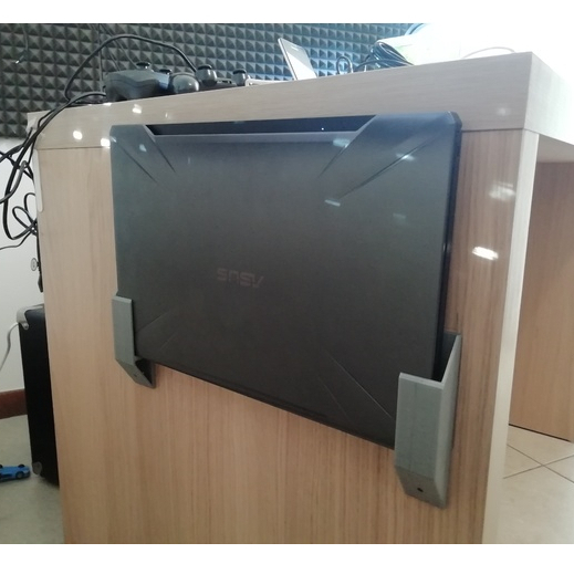 Jual Wall Mount Vertical Bracket Laptop Dudukan Stand Holder - n0 ...