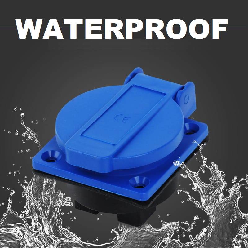 Jual Stop Kontak Waterproof Soket AC Outdoor Panel Box Outlet Socket ...