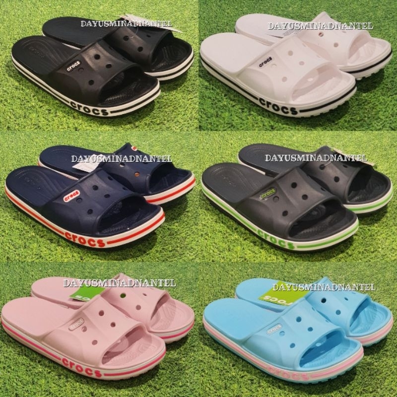Jual SANDAL CROCS BAYA SLIDE / CROCS / CROCS BAYABAND SLIDE SANDAL ...