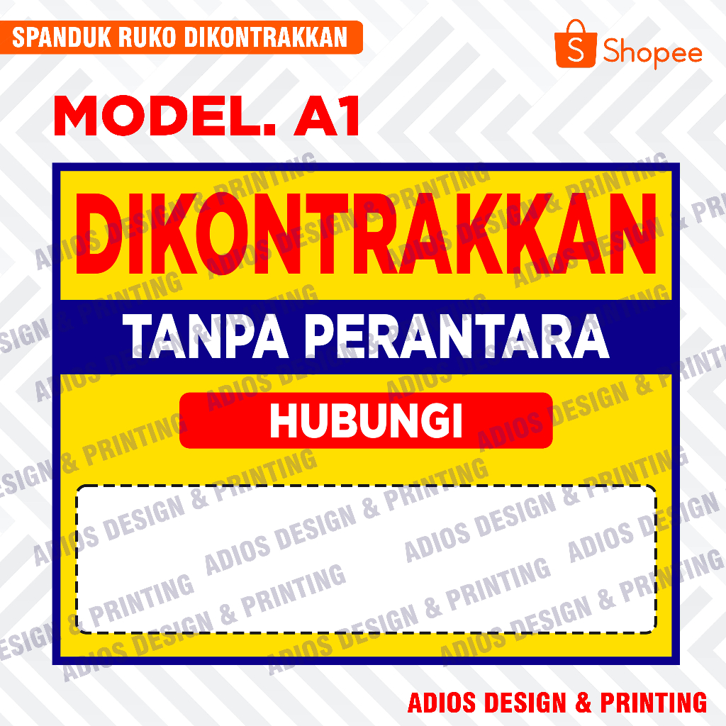 Jual SPANDUK BANNER, RUKO DIJUAL / DISEWAKAN / DIKONTRAKAN | Shopee ...