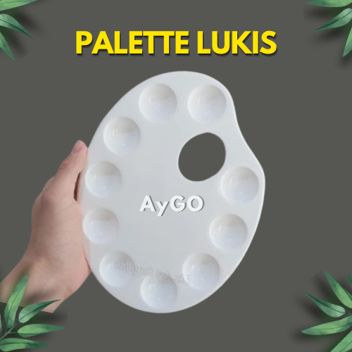 Jual Palet Lukis Plastik Oval PL 2317 / PALETTE LUKIS / ALAS LUKIS ...