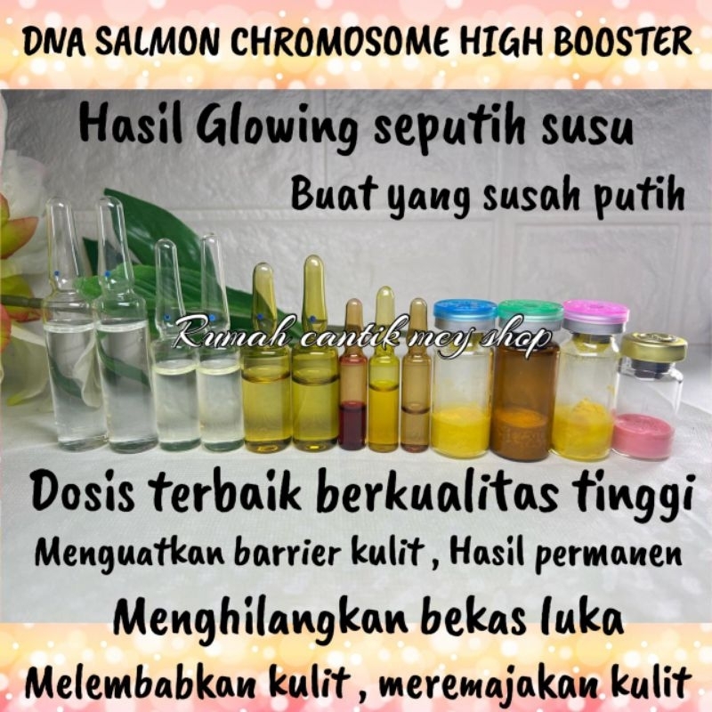 Jual Dna salmon chromosome high booster whitening infus | Shopee Indonesia