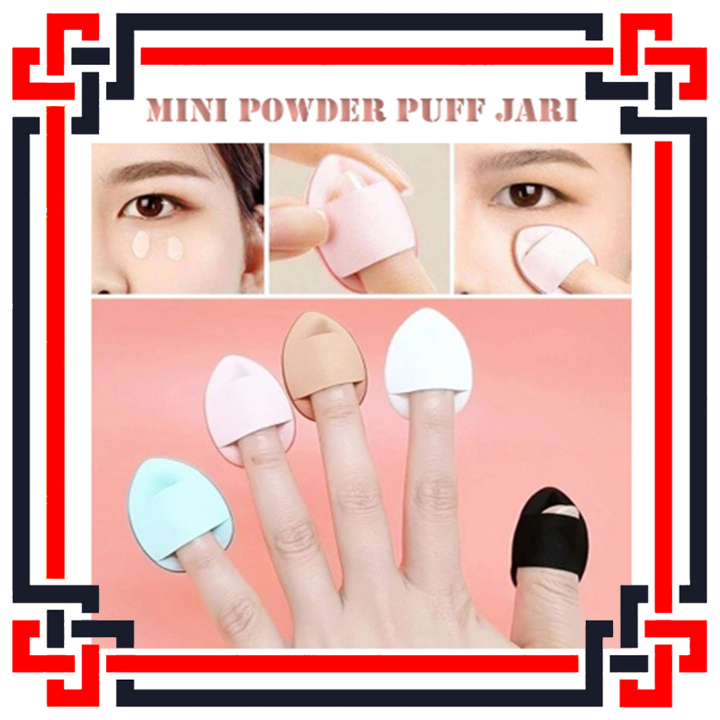 Jual LS Sponge Puff Thumb Air Cushion Foundation Spon Mini Jari Spon ...