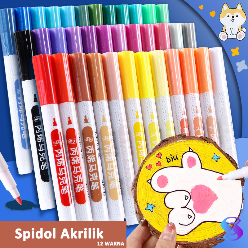 Jual PAINT MARKER WARNA WARNI/PAINT MARKER WARNA WARNI/Acrylic Marker ...