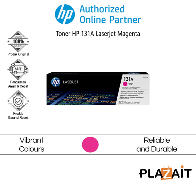 Jual HP Toner 131A Magenta LaserJet Cartridge CF213A Original & Baru ...