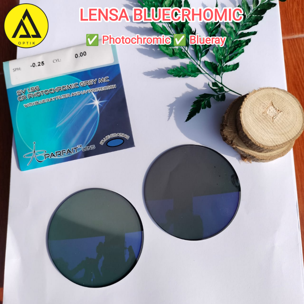 Jual Lensa Kacamata Bluecromic / Blueray + Photochromic NORMAL / PLUS ...