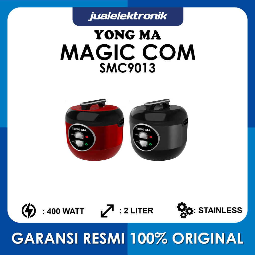 Jual YONG MA SMC9013 – Magic Com 2 Liter Stainless Chrome Button ...