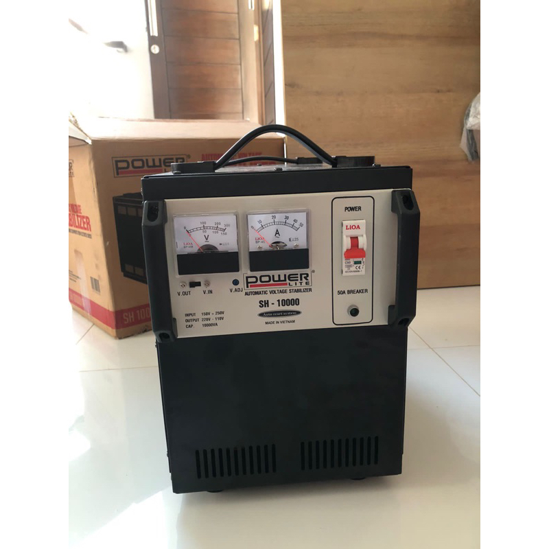 Jual ACE powerlite analog stabilizer SH 10000 Hitam | Shopee Indonesia