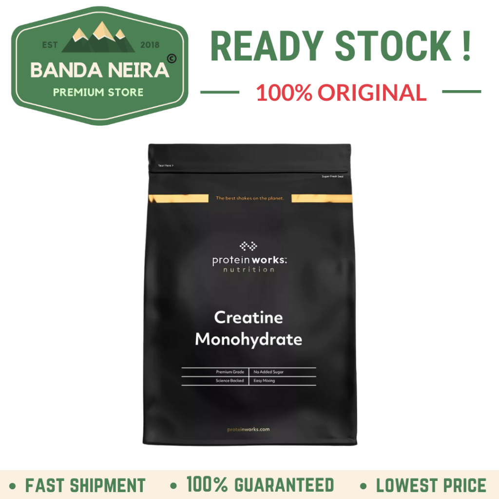 Jual THE PROTEIN WORKS CREATINE MONOHYDRATE / Kreatin | 100 SAJIAN ...