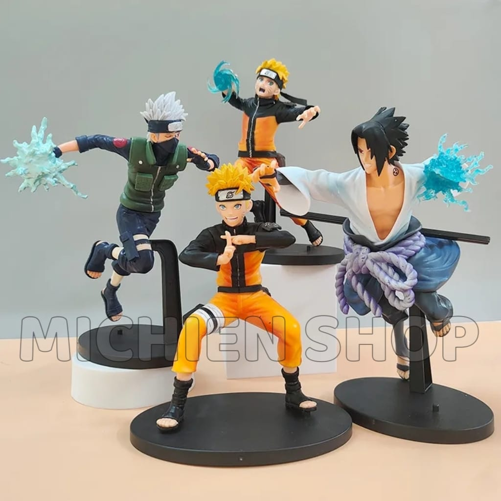 Jual ACTION FIGURE NARUTO UCHIHA SASUKE WIND BLAST VER. TOPPER CAKE ...
