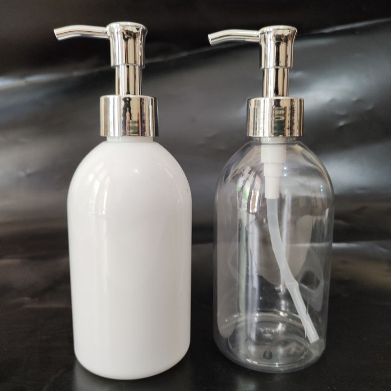 Jual BOTOL OVAL TUTUP CLIP OIL SILVER 250ML / BOTOL TUTUP PUMP OVAL 250ML | Shopee Indonesia