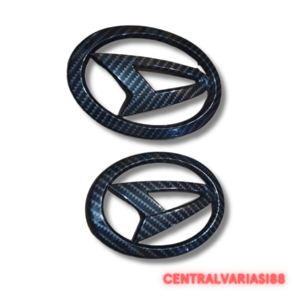 Jual EMBLEM LOGO LAMBANG DAIHATSU LUXIO SET CARBON | Shopee Indonesia