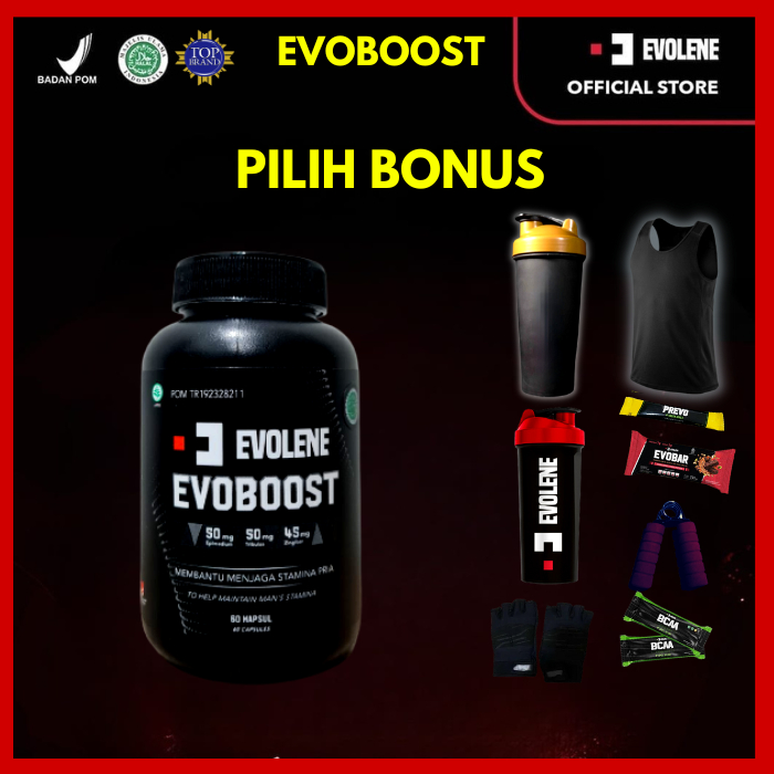 Jual EVOBOOST 1 BOTOL ISI 60 CAPS EVOLENE TESTOSTERONE BOOSTER BPOM ...