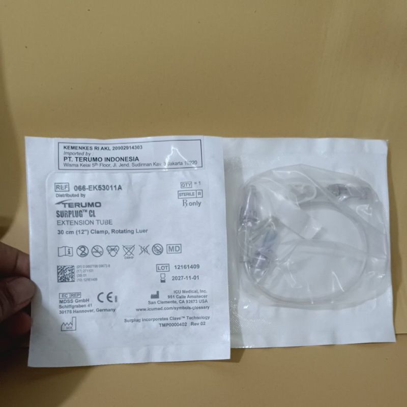 Jual TERUMO SURPLUG CL ( EXTENSION TUBE) 30cm | Shopee Indonesia