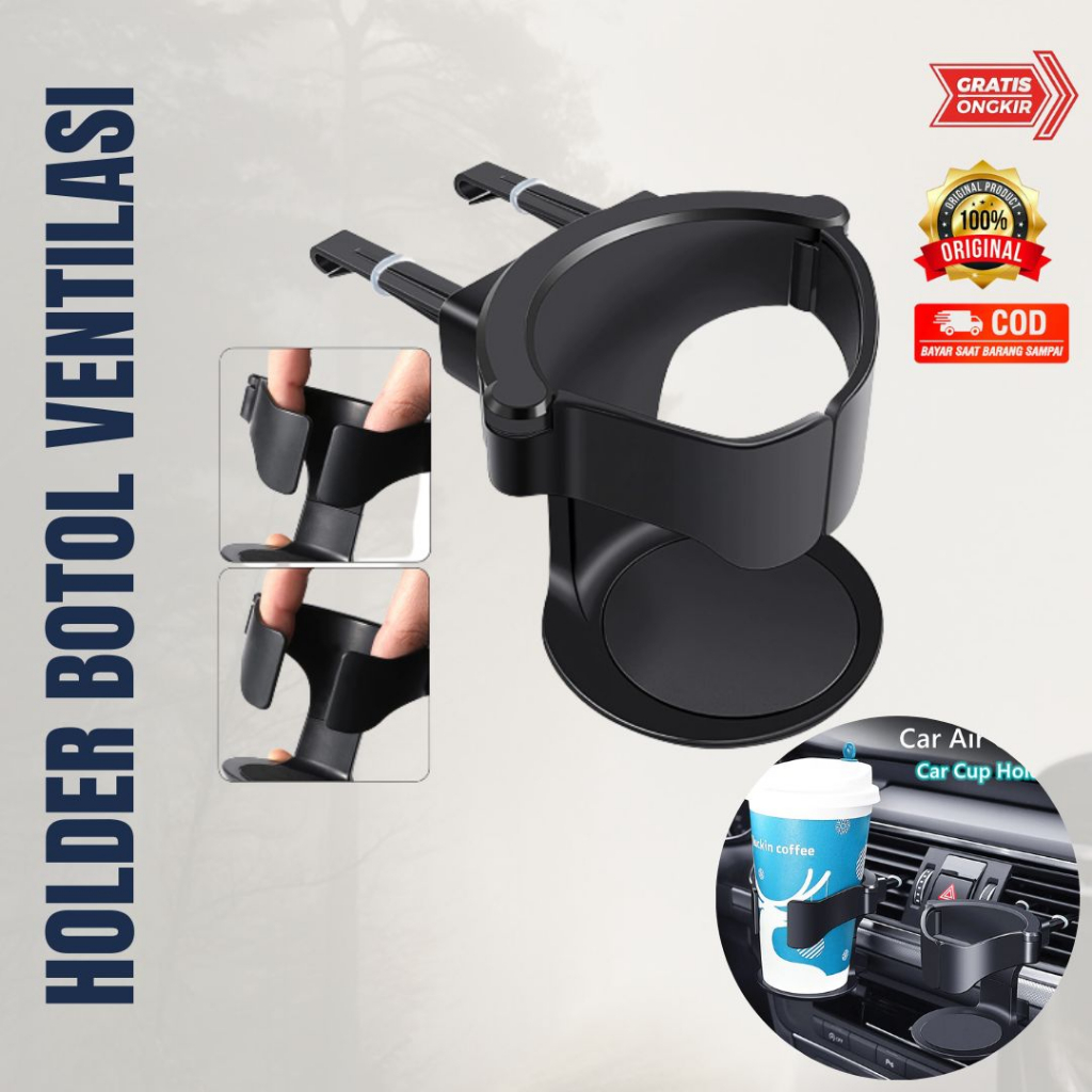 Jual Holder Botol Minum Mobil Air Vent Drink Cup Holder - Holder Tempat ...