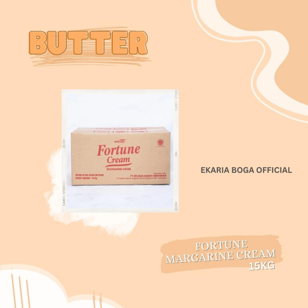 Jual BUTTER | MENTEGA | MARGARINE | FORTUNE | FORTUNE MARGARINE CREAM ...