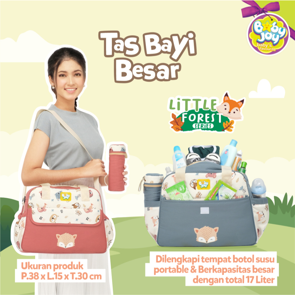 Jual Tas Bayi Besar + Tbs Little Forest Series Baby Joy - BJT1046 ...