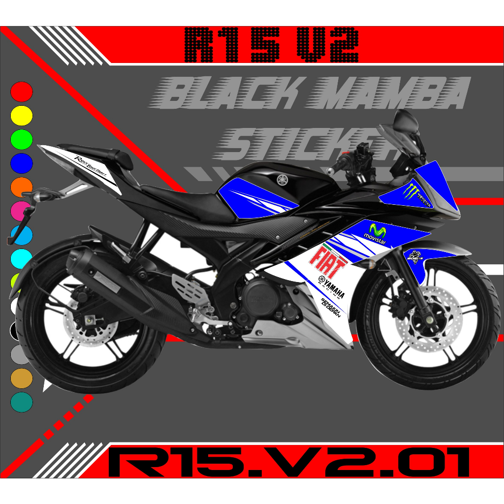 Jual Striping R15 V2 - Stiker R15 V2List Variasi Motor STICKER R15 V2 ...