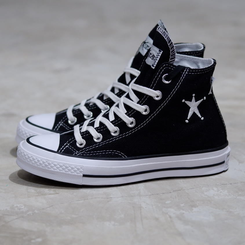 Jual Stussy x Converse Chuck Taylor 1970s Hi Black " Hemp " CT 70 CT ...