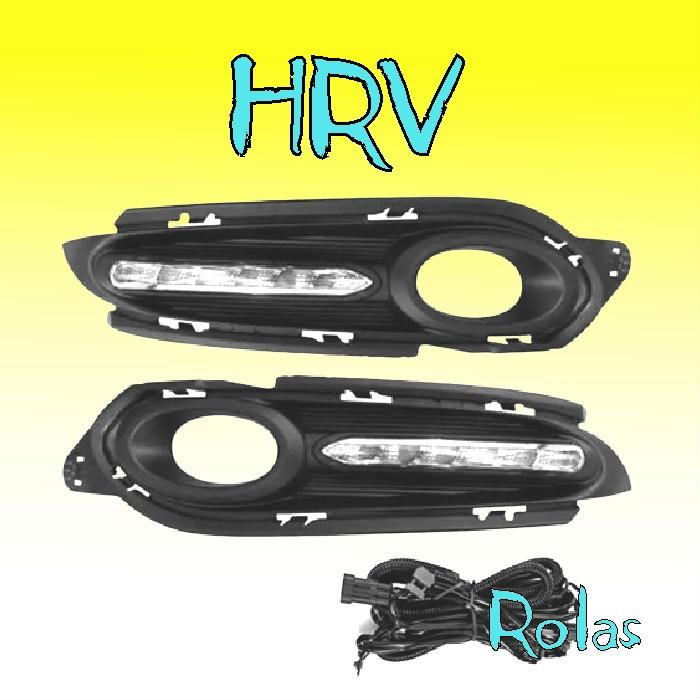 Jual Cover Foglamp/Fog Lamp DRL LED Honda HRV + Sen 2015 2016 2017 ...