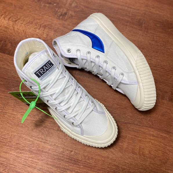 Jual SEPATU SNEAKERS COMPAS D TRAIL HIGH WHITE BLUE PRIA WANITA LOKAL ...