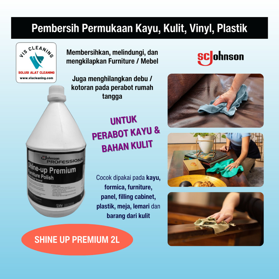 Jual SC Johnson Shine Up Premium - Pembersih Furniture Kayu & Kulit ( 2 ...