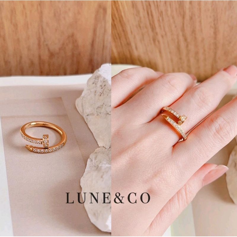 Jual Cincin Paku Mata Tanam Halus Like Gold Premium Quality Titanium ...
