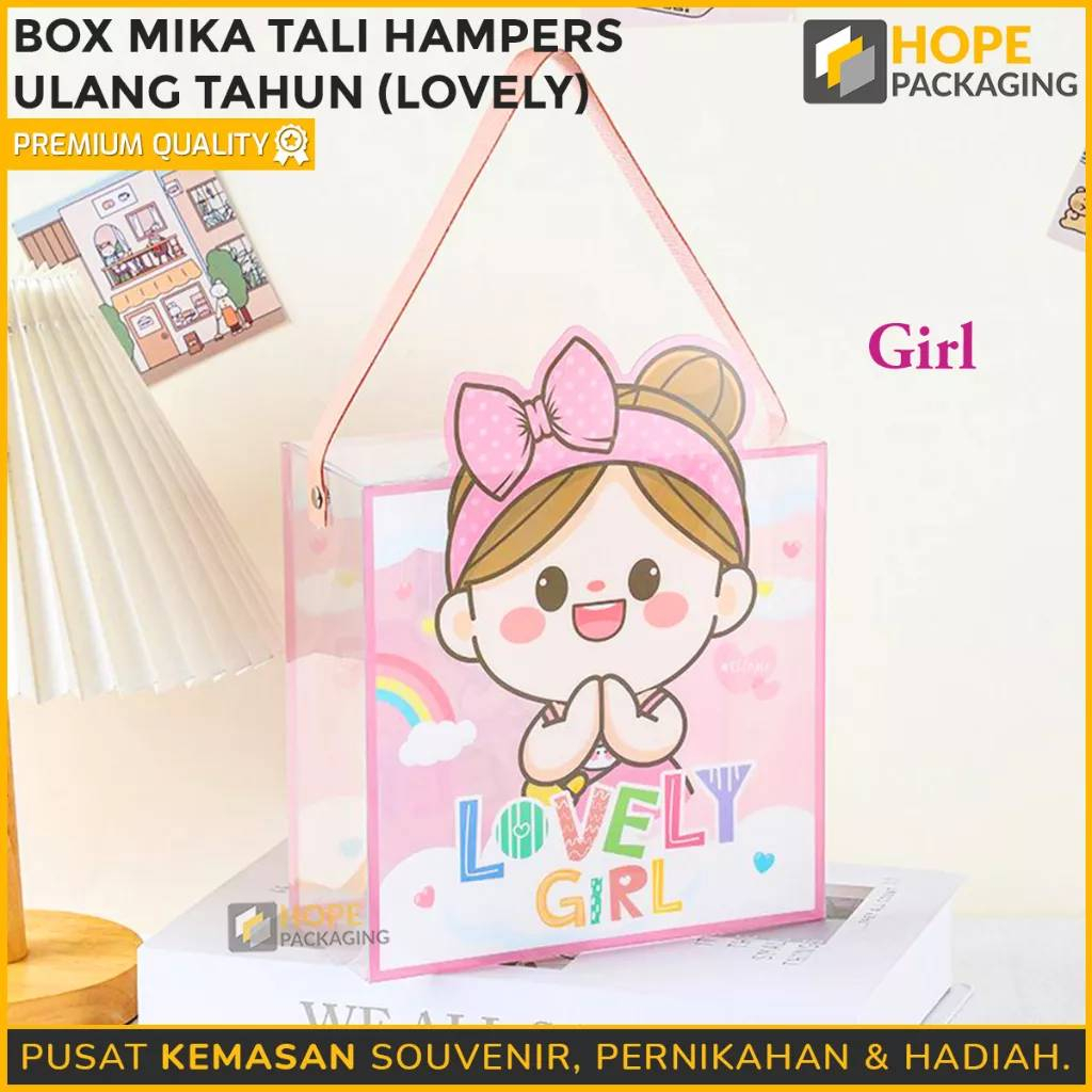 Jual Box Mika Ulang Tahun / Gift Box Mika Tali / Mika Hampers Ulang ...