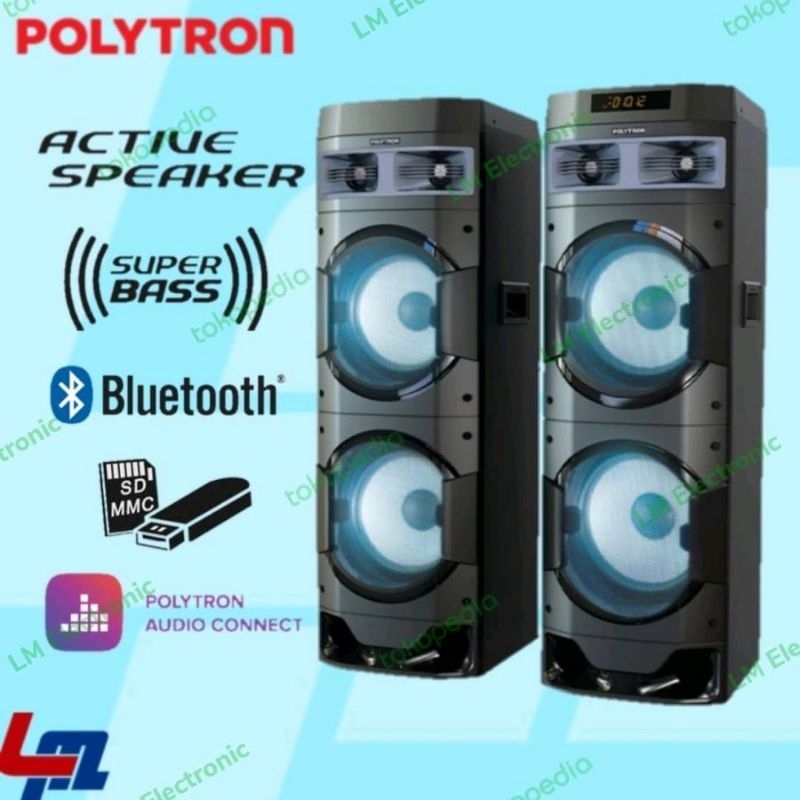 Jual SPEAKER POLYTRON ACTIVE SPIKER AKTIP AKTIF PAS 10DF22 PAS10DF22 ...