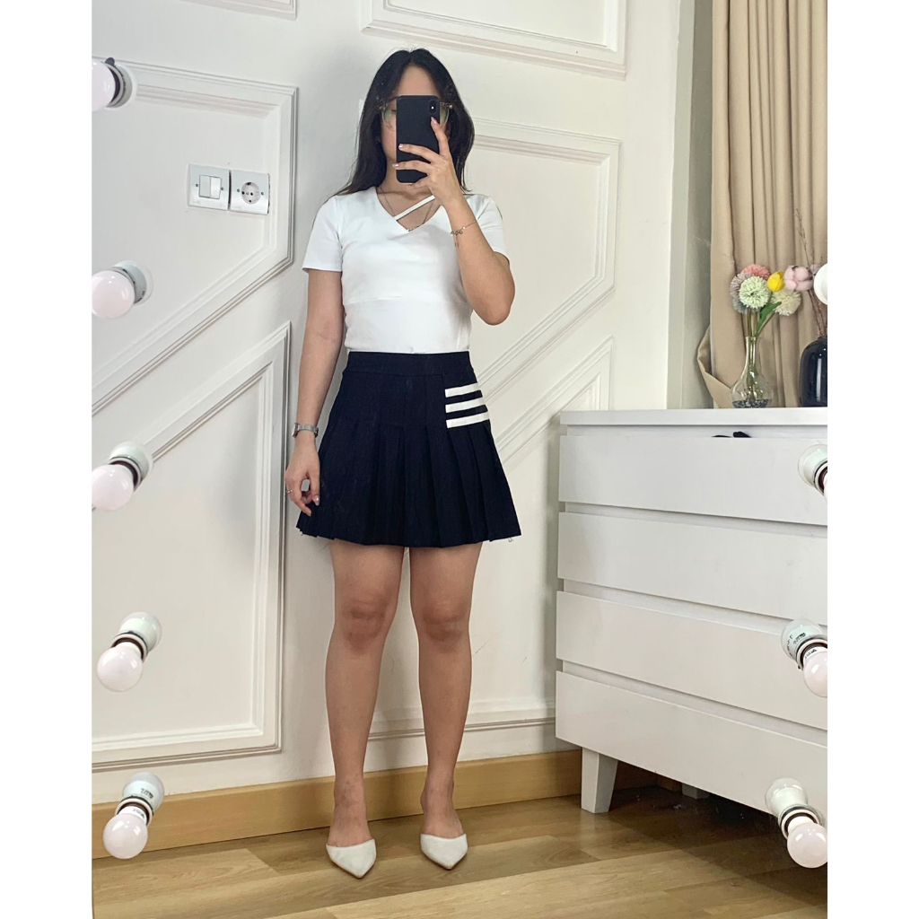 Jual 14040 ROK TENNIS MINI 3LINE PREMIUM RCK ROK CELANA MINI TENNIS ...