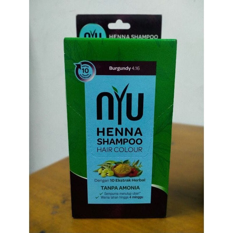 Jual NYU Shampoo Hair Color Henna | Shopee Indonesia