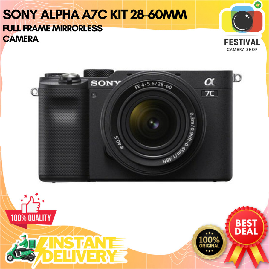 Jual Sony Alpha A7C Kit 28-60mm Kamera Mirrorless Sony A7C Kit FE 28-60mm | Shopee Indonesia