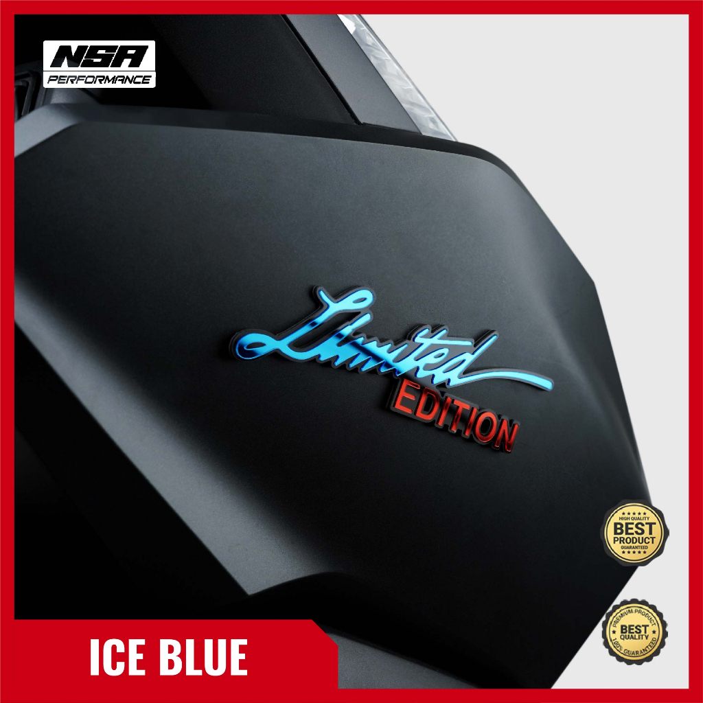Jual NSA Emblem Motor Logo Limited Editon Sticker Motor Timbul 3D ...