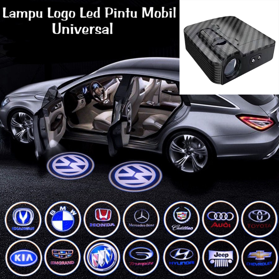 Jual HD Wireless Welcome Lamp Lampu Led Logo Pintu Mobil Laser ...