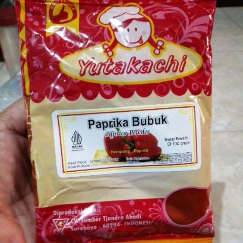 Jual yutakachi paprica powder bubuk paprika 100g | Shopee Indonesia