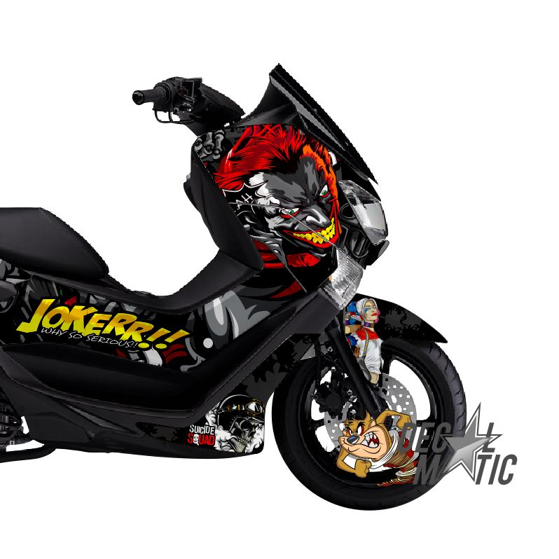 Jual Decal nmax Joker stiker Full Body Motor Yamaha Old Nmax 2015 2016 ...