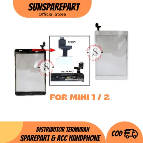 Jual TERMURAH !! TOUCHSCREEN I PAD MINI 1 / 2 LAYAR SENTUH KODE A1432 ...