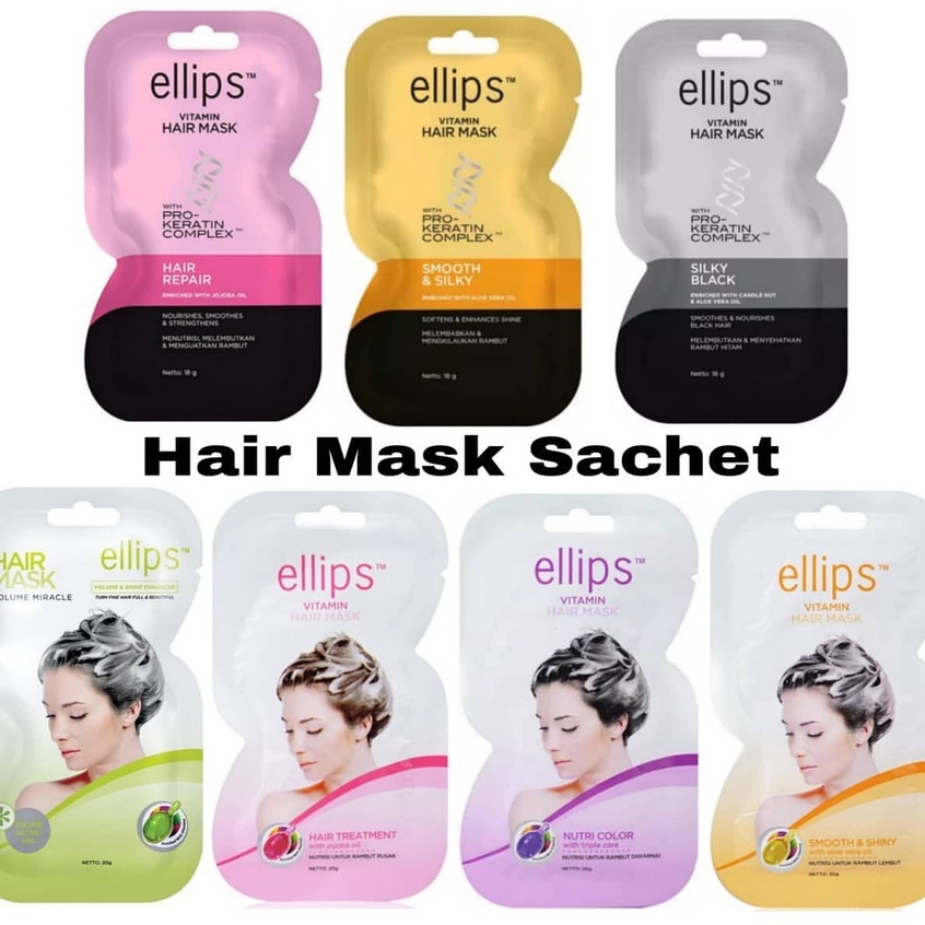 Jual Ellips Vitamin Hair Mask Sachet | Shopee Indonesia