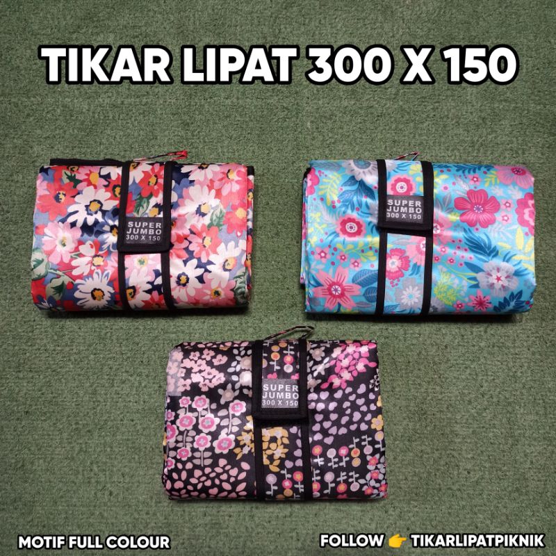 Jual Tikar lipat super jumbo 300 x 150 karpet tiker lipet samak alas ...