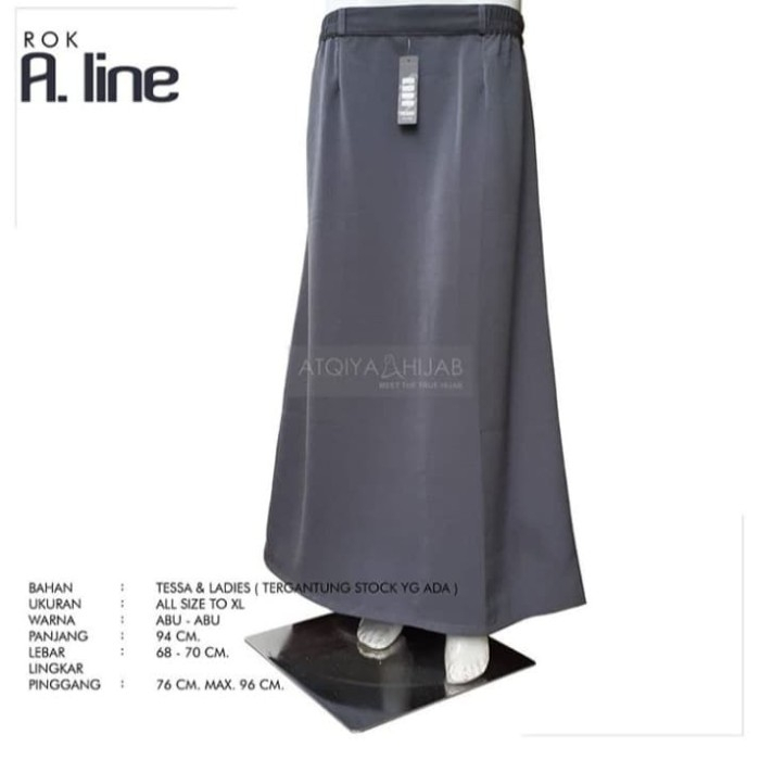 Jual ROK A LINE SCUBA PREMIUM~ROK KERJA~ROK PANJANG~ROK LINE A BASIK ...