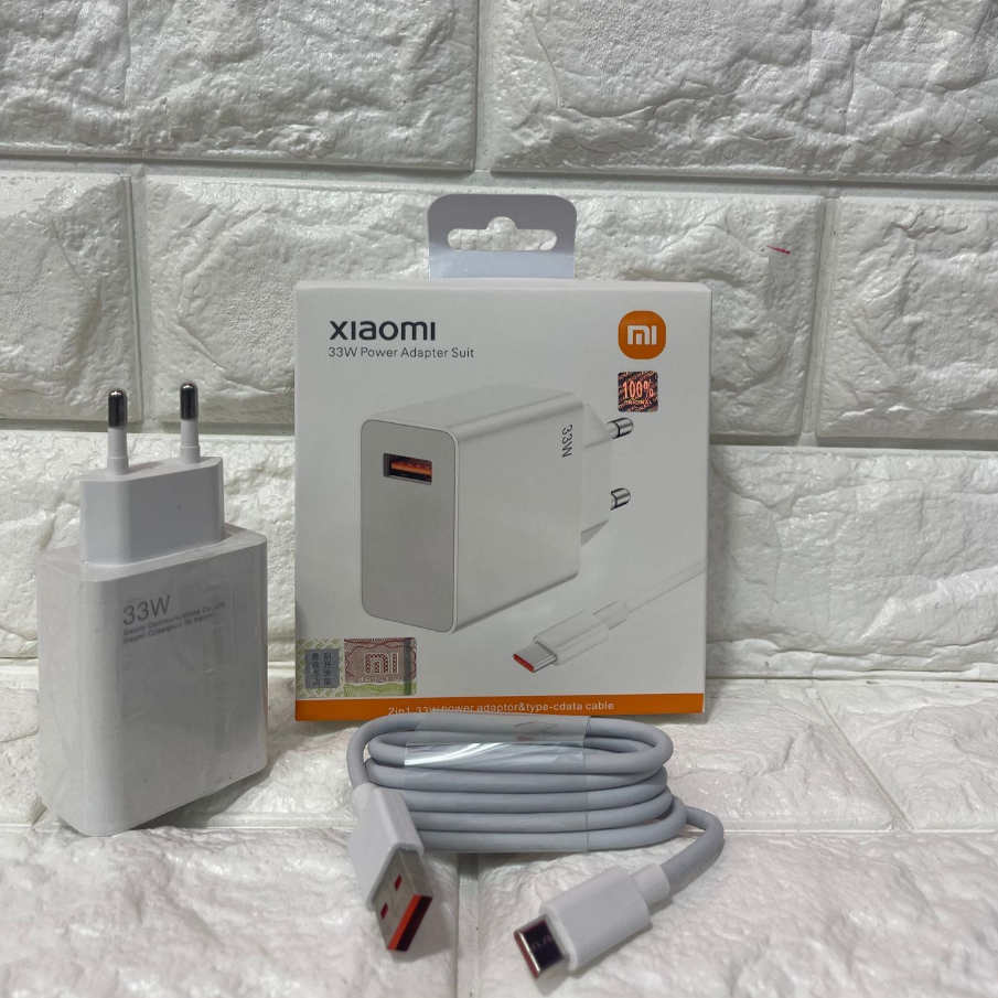 Jual Charger Xiaomi 33W Colokan micro and type c original | Shopee ...
