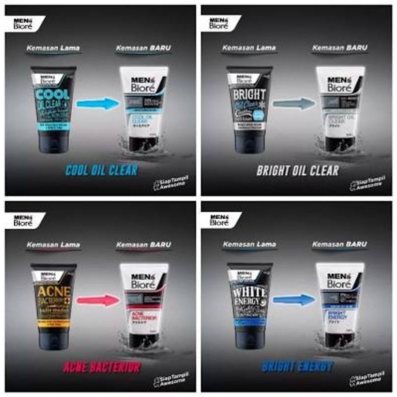Jual MEN'S BIORE - Double Scrub Facial Foam | Sabun Cuci Muka Cowo 40g ...