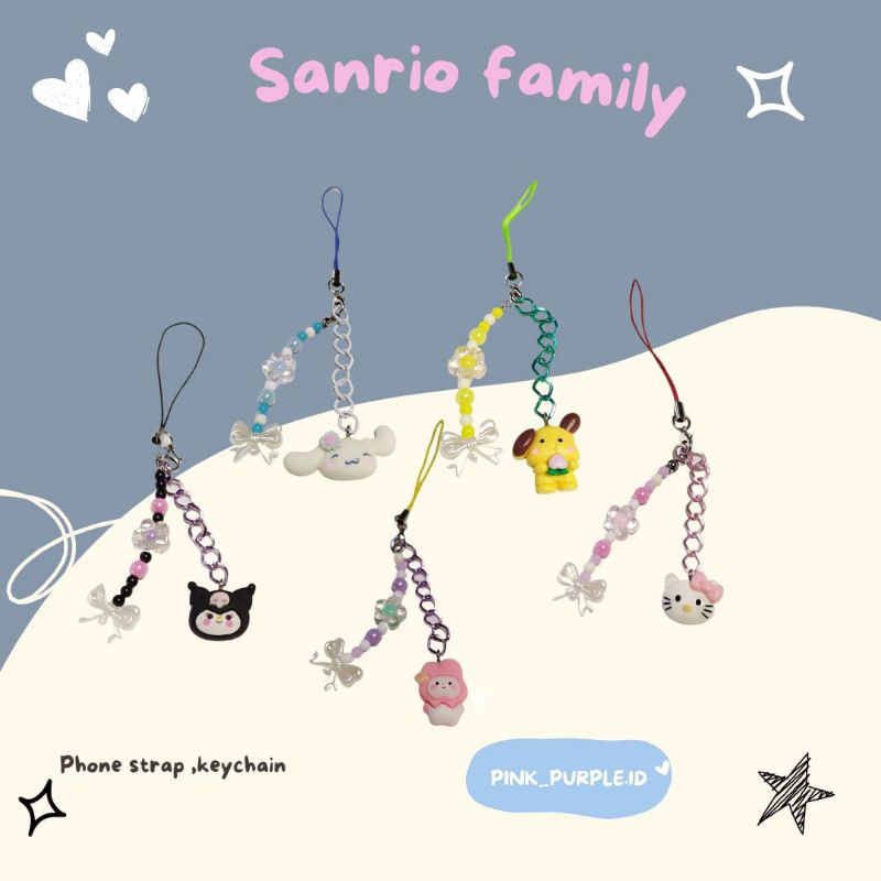 Jual Phone strap | keychain |tali gantungan hp |gantungan kunci sanrio ...