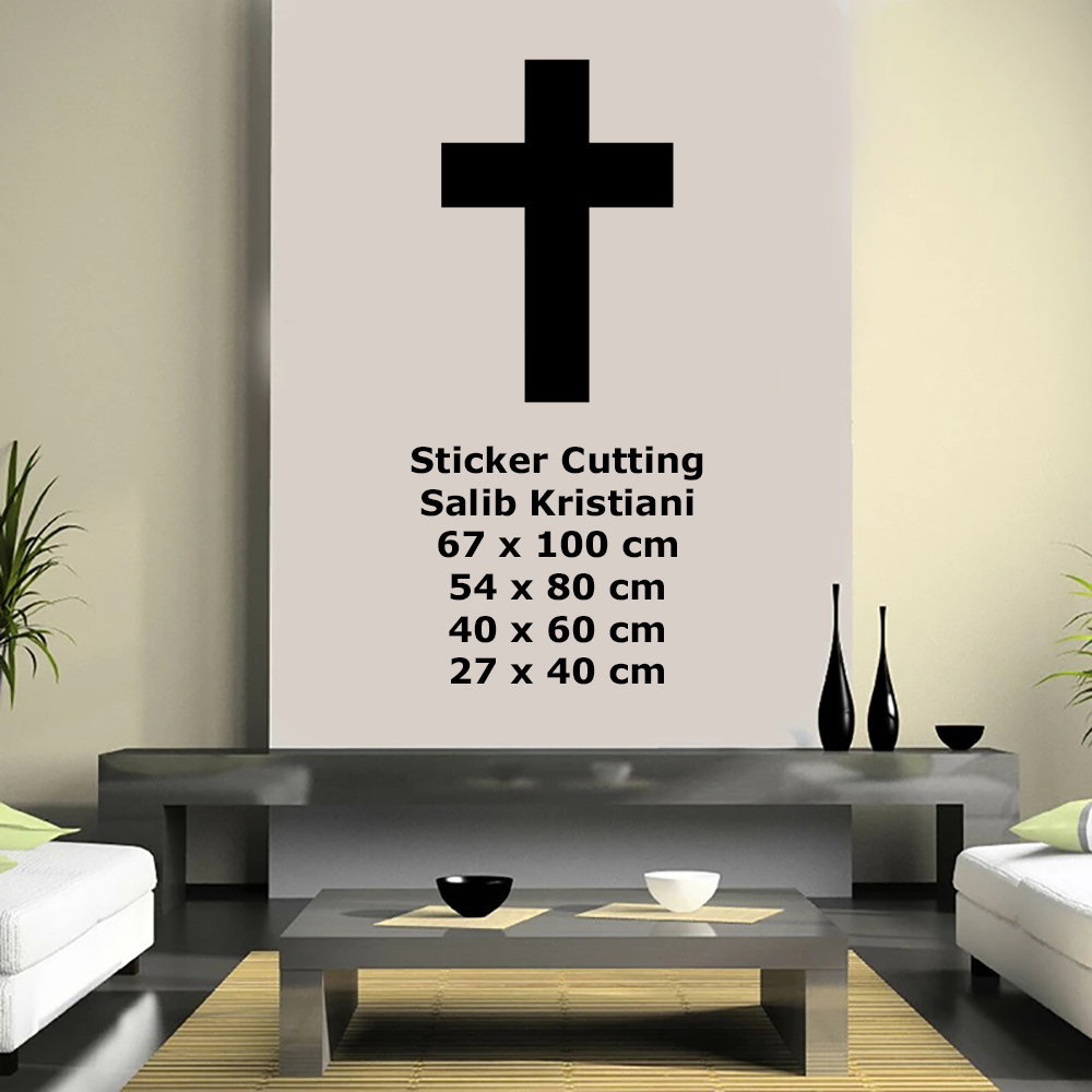 Jual Sticker Cutting Salib Polos Kristen | Shopee Indonesia